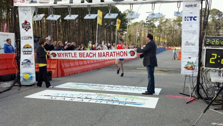 Myrtle Beach Marathon winner beats record