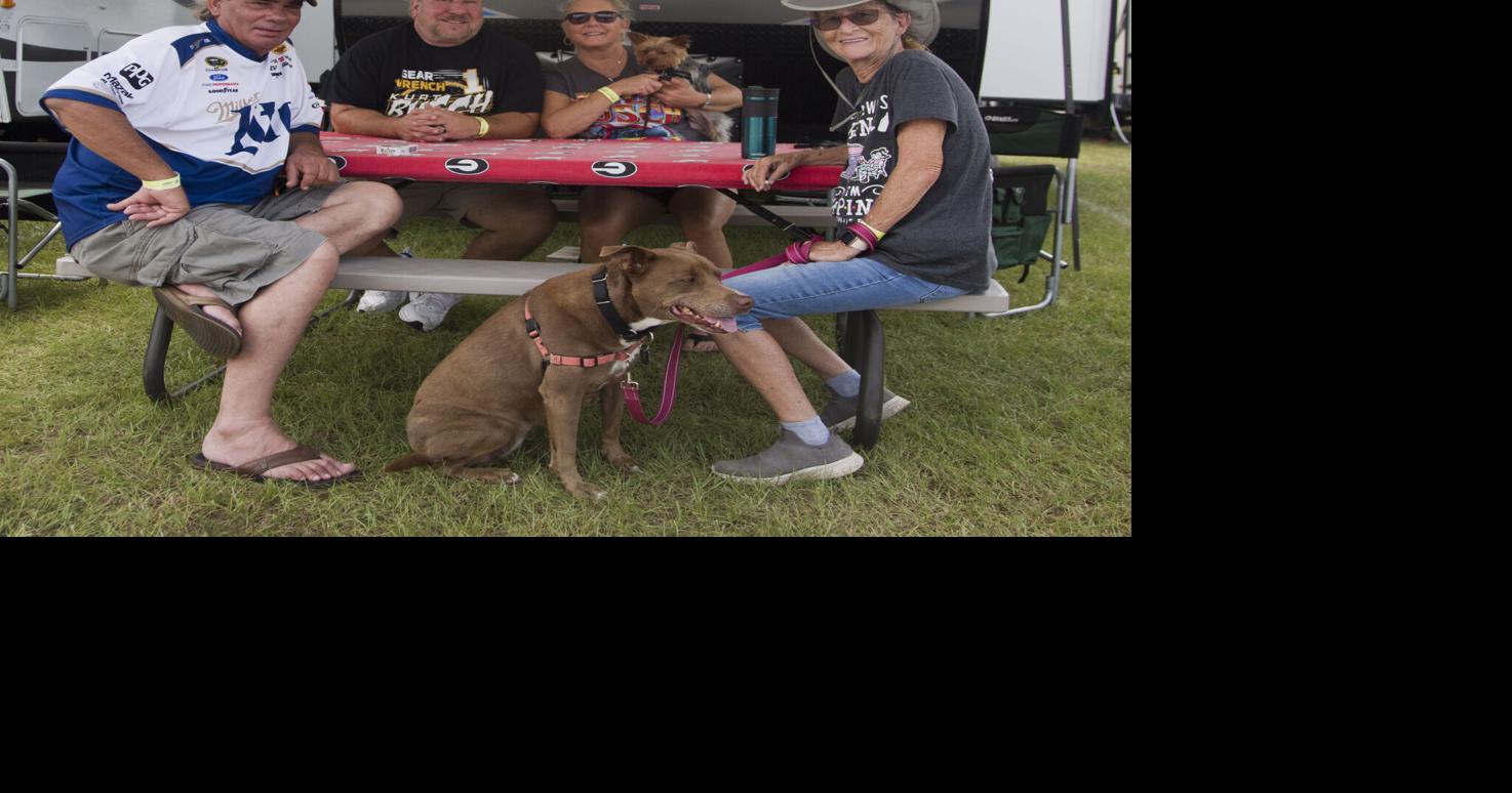 See the scene Sunday in the Darlington Raceway infield