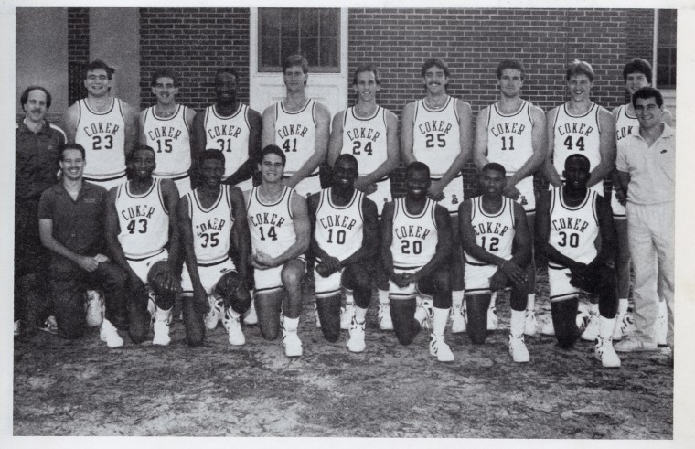 1987-88 men's basketball team will be inducted into Coker's Hall of Fame