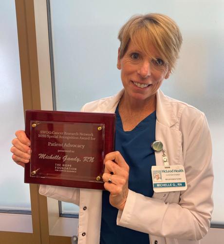 McLeod research nurse receives patient advocacy award