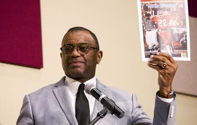 Crowd turns out to hear Clemson great Tuttle at Harvest Hope's HOPE Now