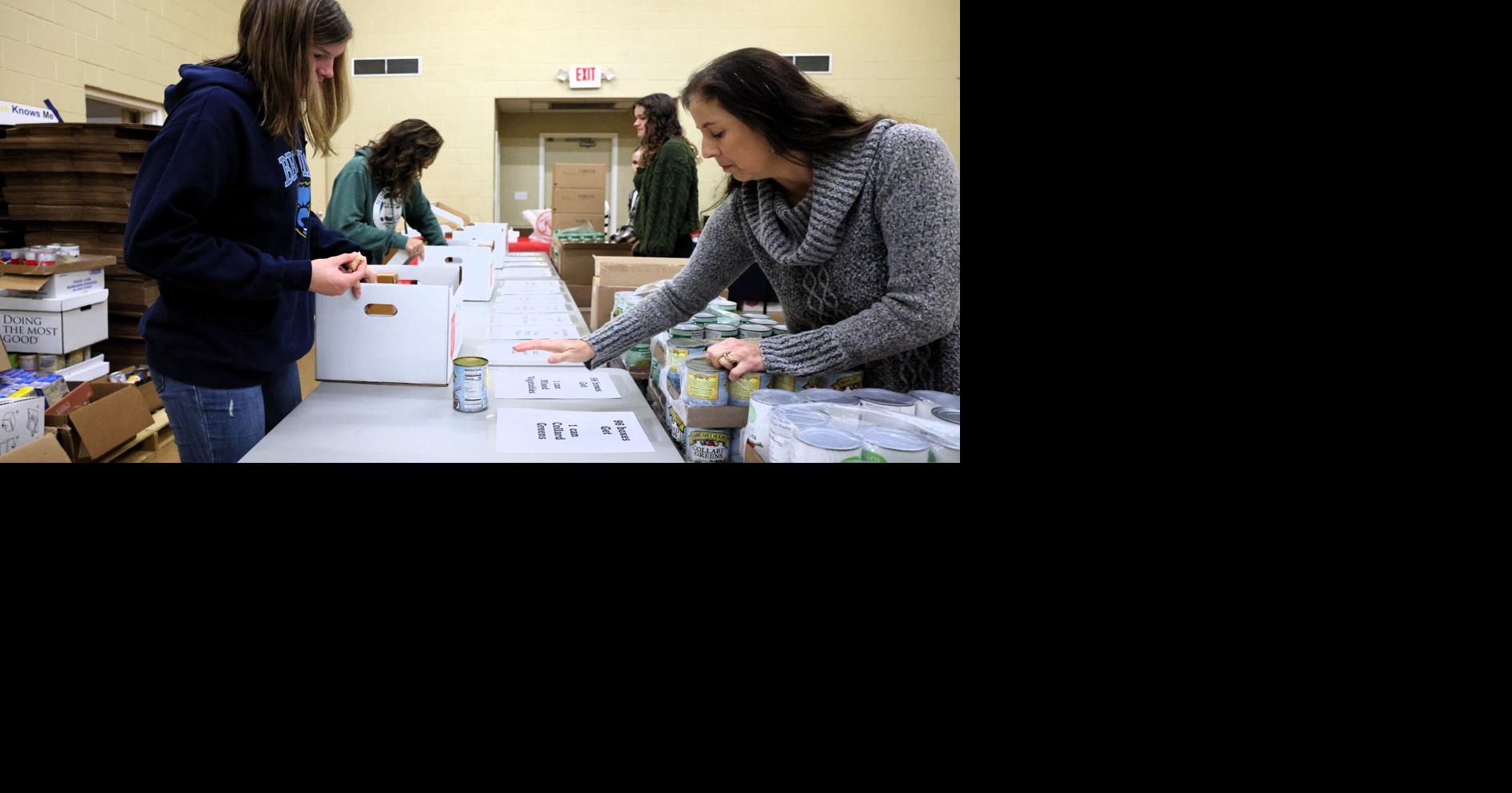 PHOTOS: Salvation Army Food Box Packing