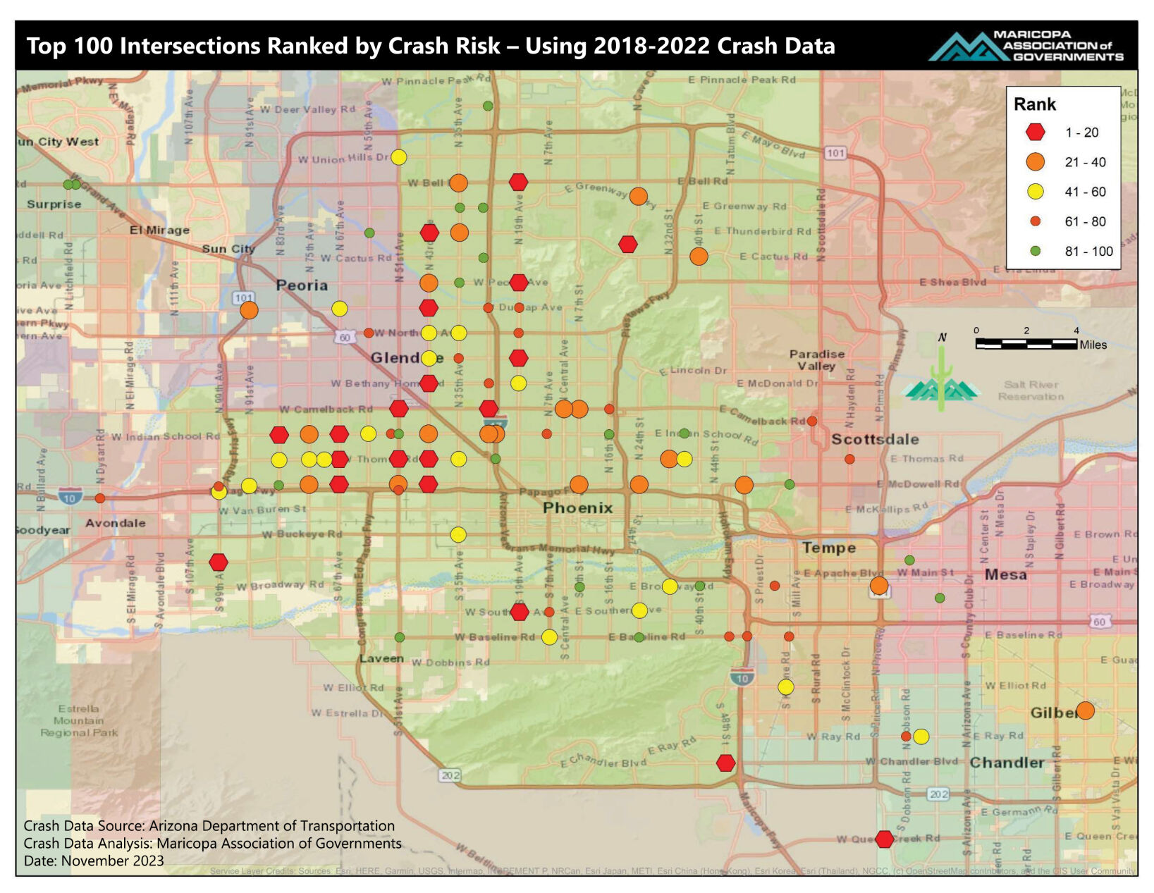 Study shows Scottsdale streets relatively safe | City News | scottsdale.org