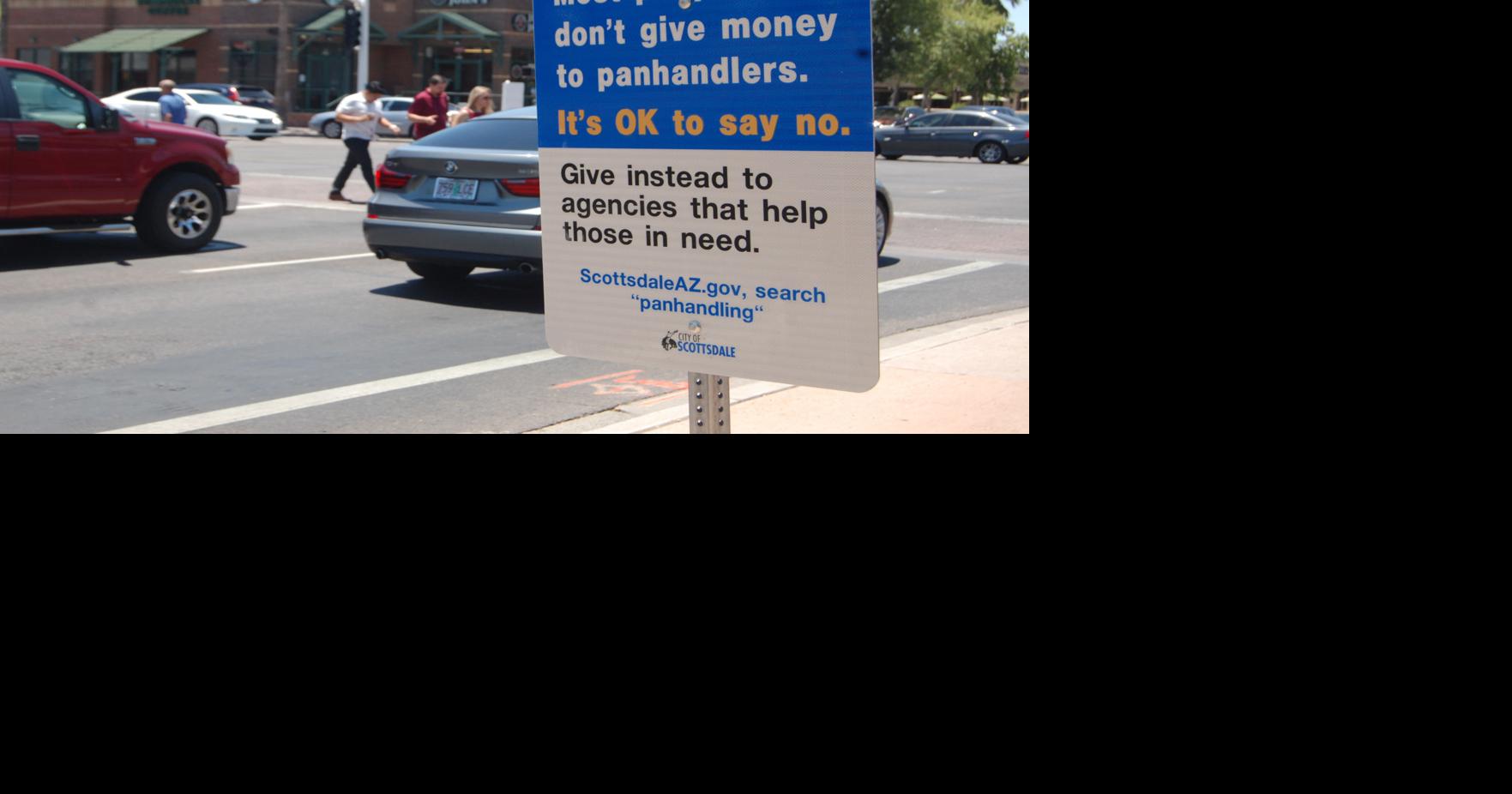 Effectiveness of panhandling signs doubted | City News | scottsdale.org