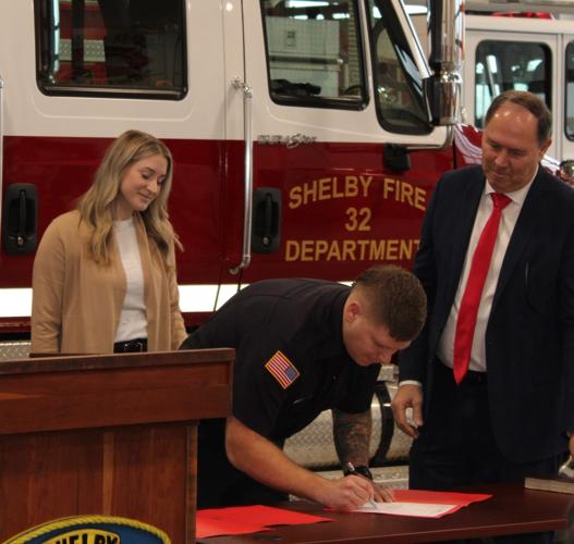 Three new firefighters sworn into Shelby Fire Dept. | News ...