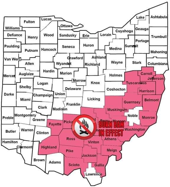 Drought prompts open burning ban in 24 Ohio counties | News ...