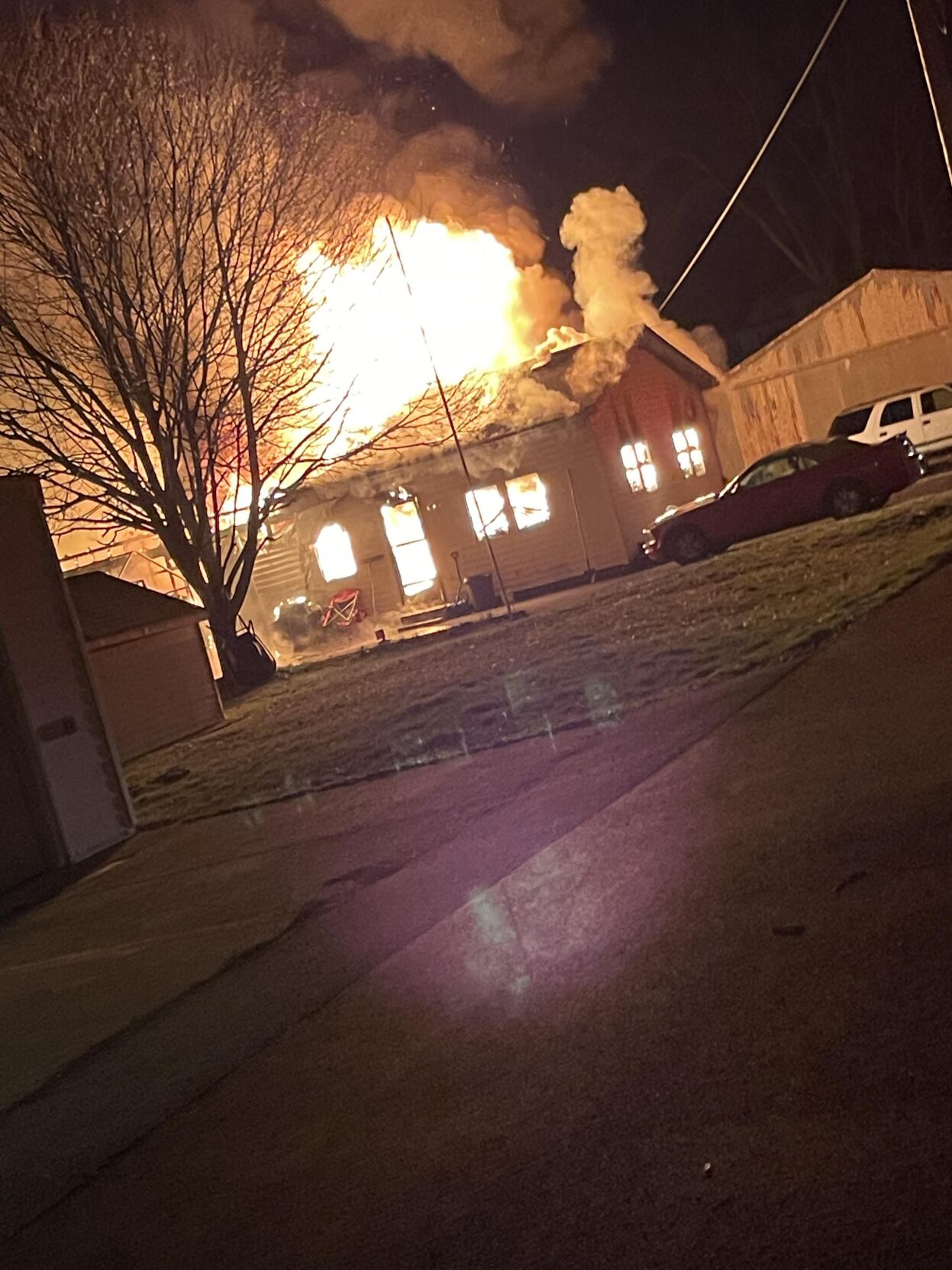 Total loss of structure after fire on E. Whitney Ave. | News ...
