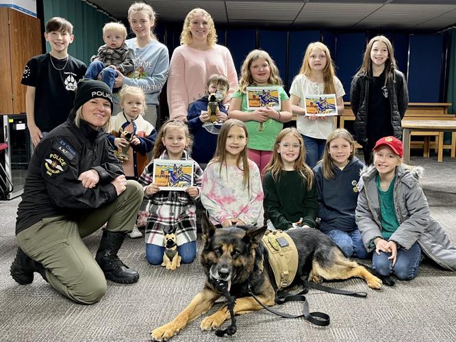 K9 Creed visits Marvin Memorial Library | Shelby Daily Globe News ...