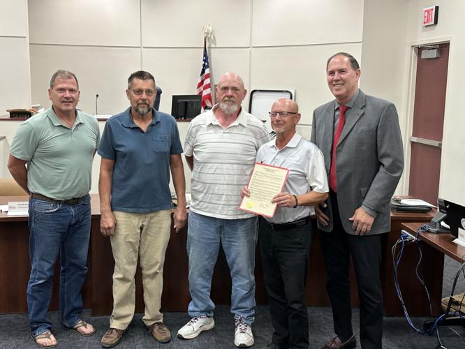 Shelby celebrating Superintendent Tim Tarvin | | sdgnewsgroup.com