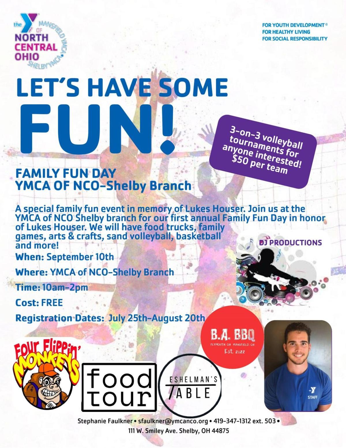 Family fun day to be held at YMCA of NCO - Shelby Branch | News ...
