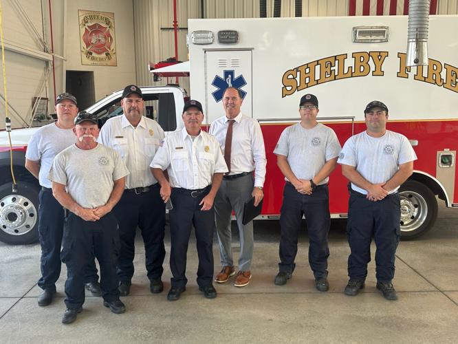 Finnegan sworn in as acting fire chief, Thompson honored during final ...