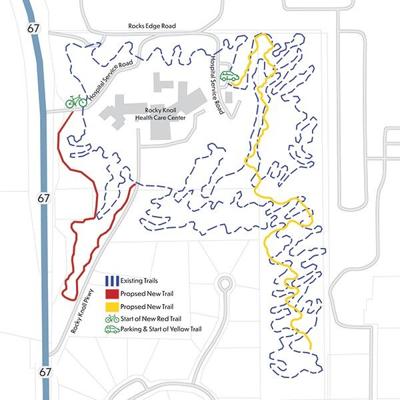 New mountain bike flow trails to be built at Rocky Knoll Parkway ...