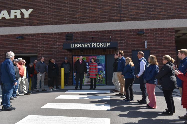 Ribbon cutting held for Mead Library's new outdoor lockers | Local News ...