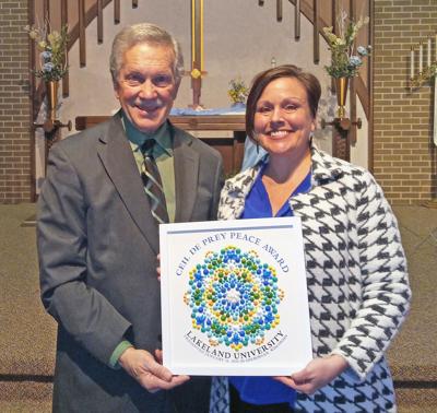 Lakeland University awarded Ceil De Prey Peace Award | Local News ...