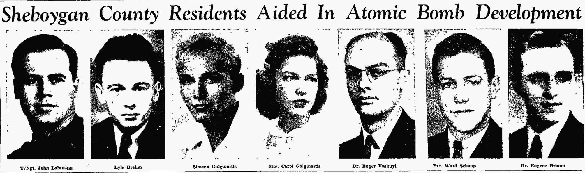 History Uncovered: Master Manhattan Project | History | sheboygansun.com