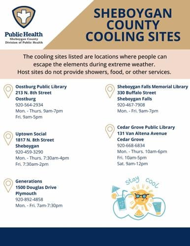 Sheboygan County offering cooling centers | Local News | sheboygansun.com