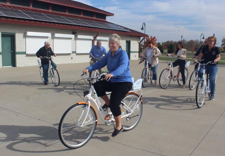 DING DING!: Parks Dept. celebrates bike share program with ride around ...
