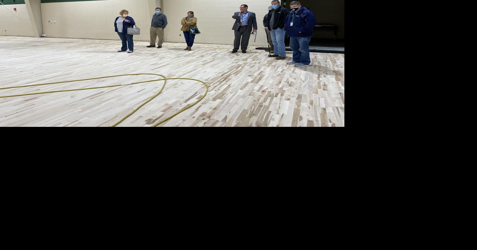 'All but done': TC Field House floor laid | News | shelbynews.com