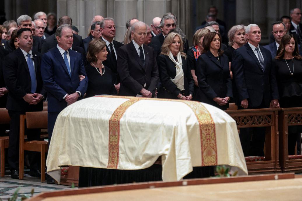 Respect and remembrance for Cheney from Bush, Biden and past vice ...