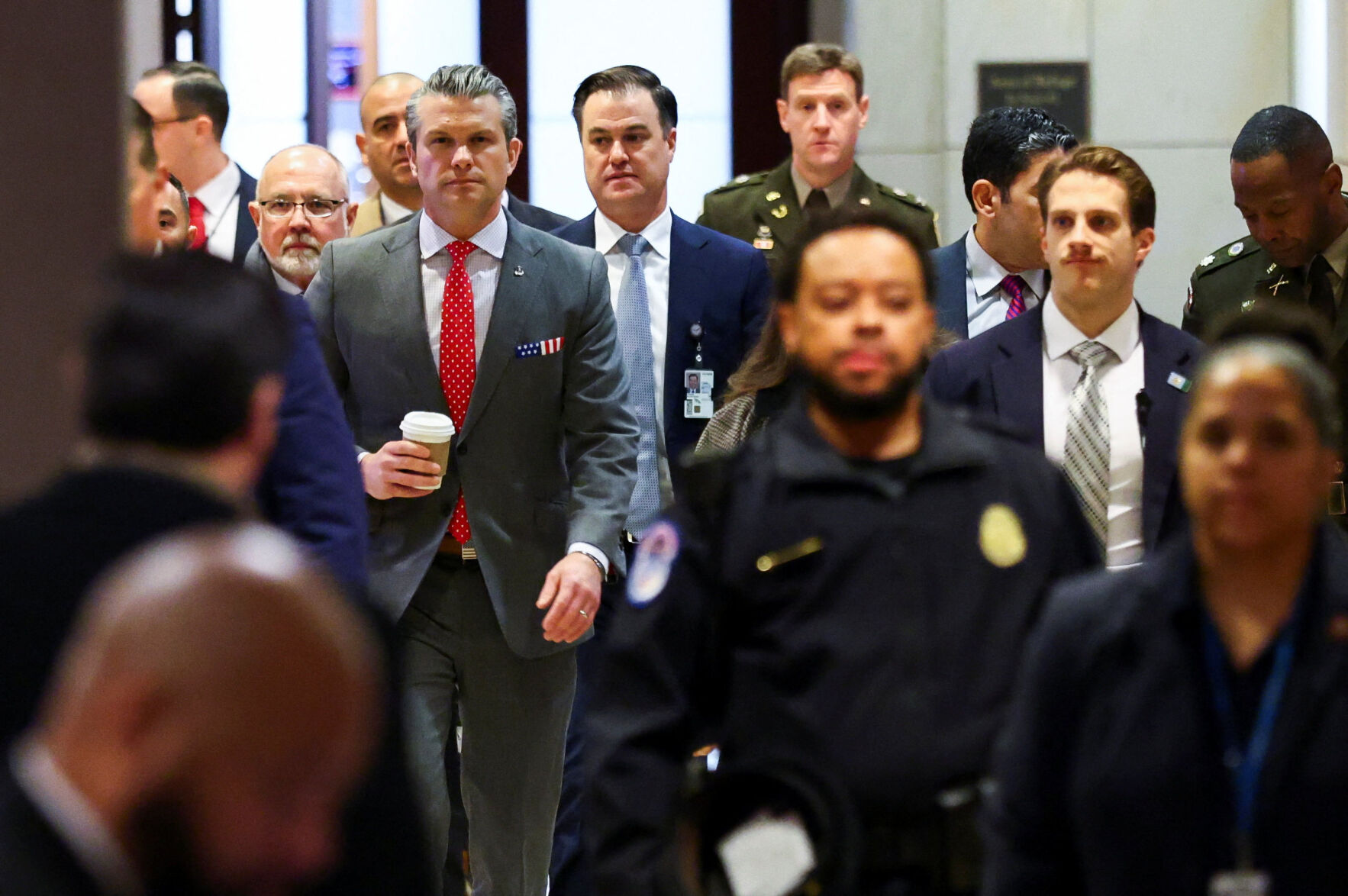 Trump holds an event with Rubio and Hegseth during vacation as tensions ...