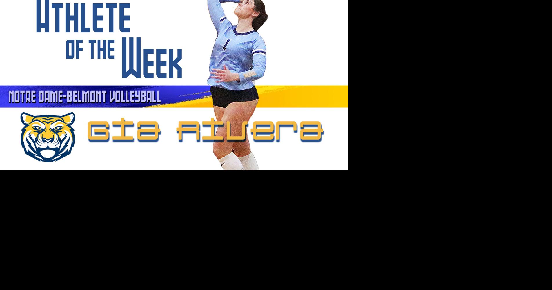 Athlete of the Week: Notre Dame-Belmont’s Gia Rivera | Local | smdailyjournal.com