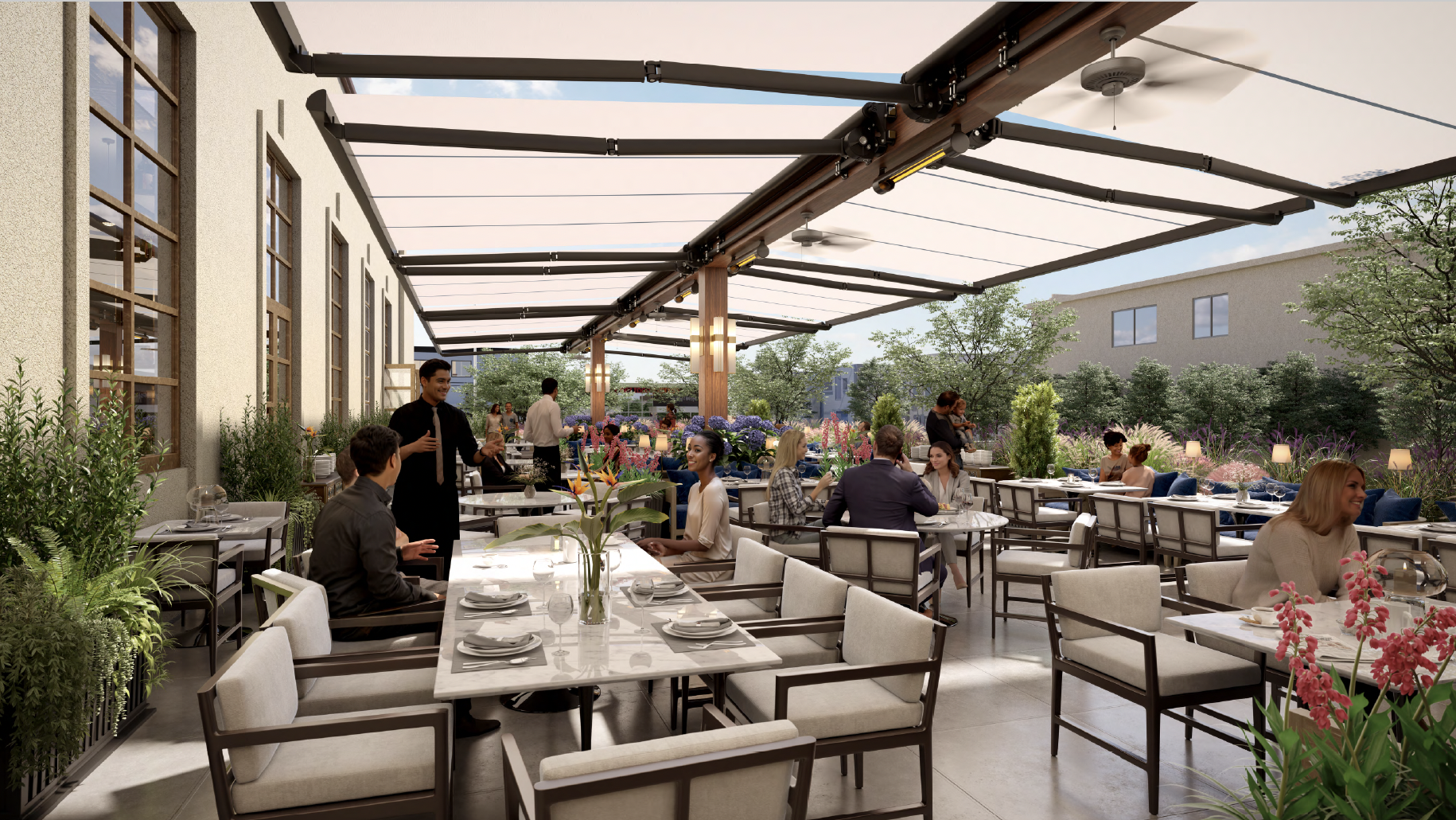 Burlingame celebrates opening of new town square | Local News ...
