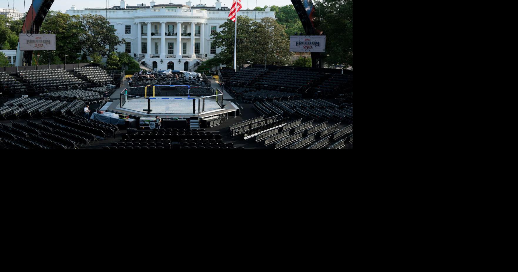 Judge rules Trump can stage UFC fights on the White House's South Lawn ...