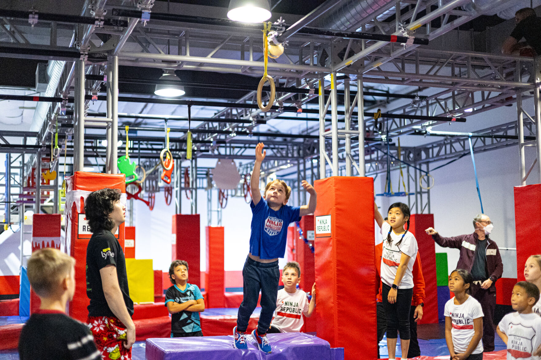 San Mateo's Ninja Republic: A lesson in falling | Local News ...