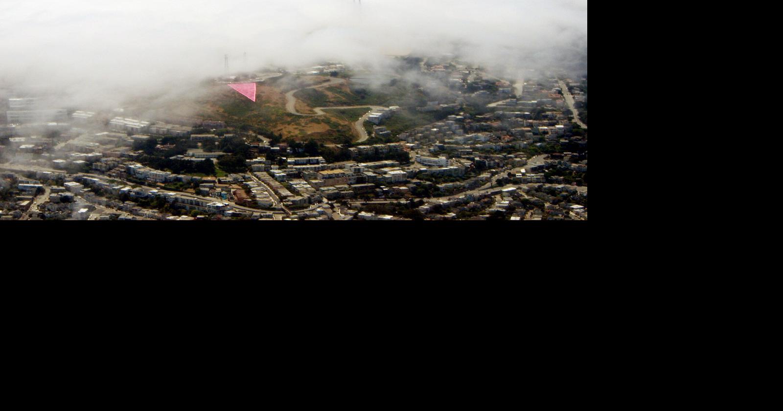 San Francisco displays the largest ever pink triangle for Pride Month ...