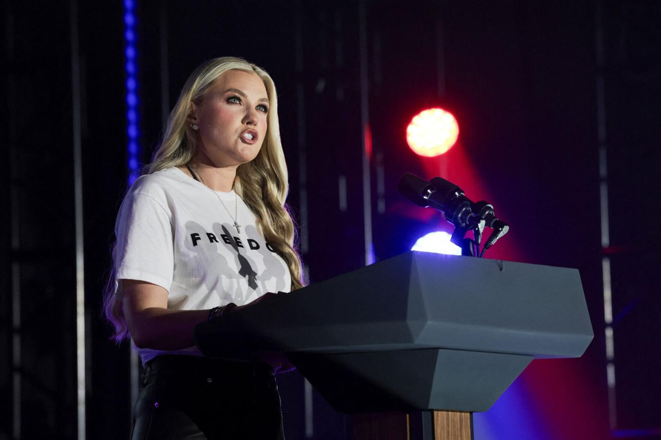 Turning Point USA's Erika Kirk backs Vice President JD Vance's ...