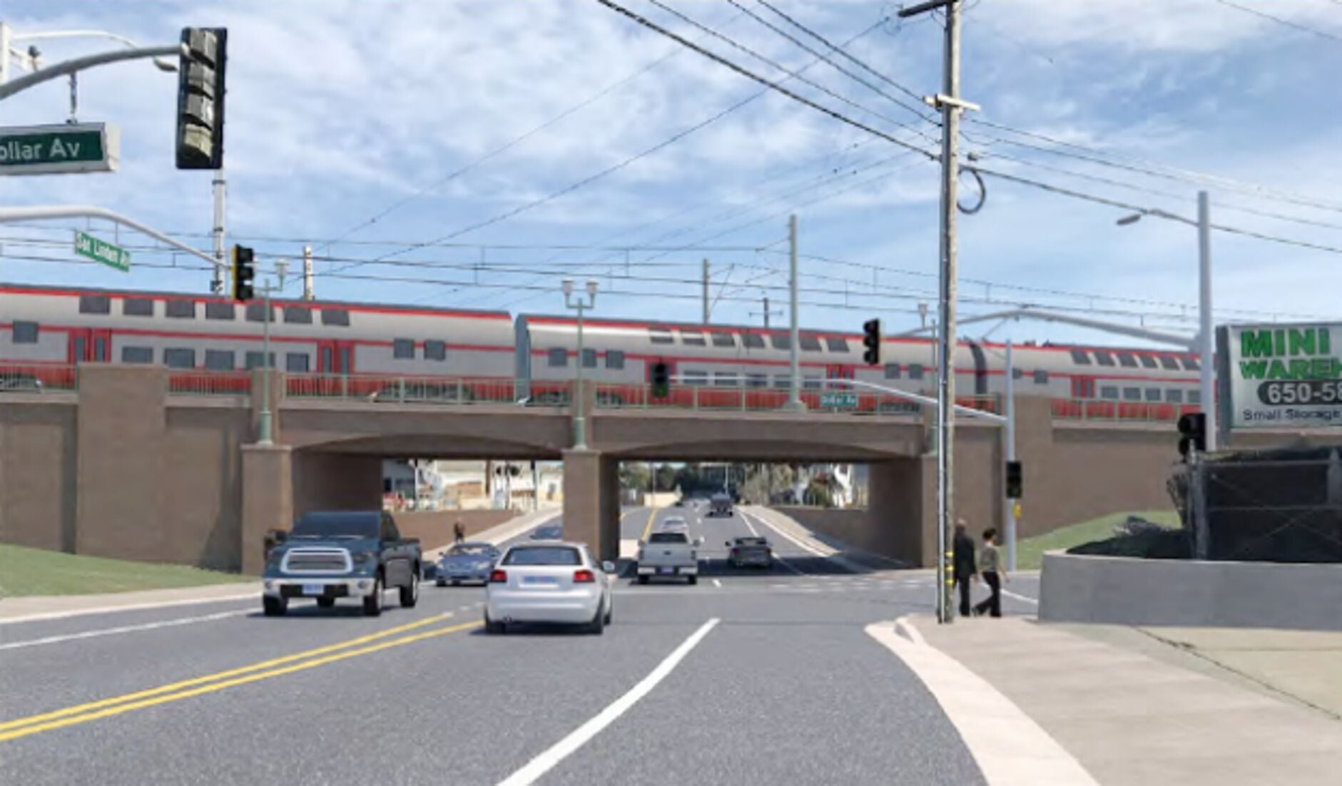 Rail safety cost drops: Updated design for grade separation in San ...