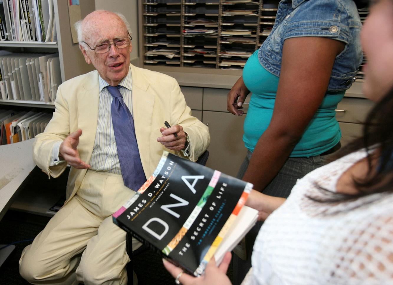 James Watson, co-discoverer of the double-helix shape of DNA, has died at age 97 | National ...
