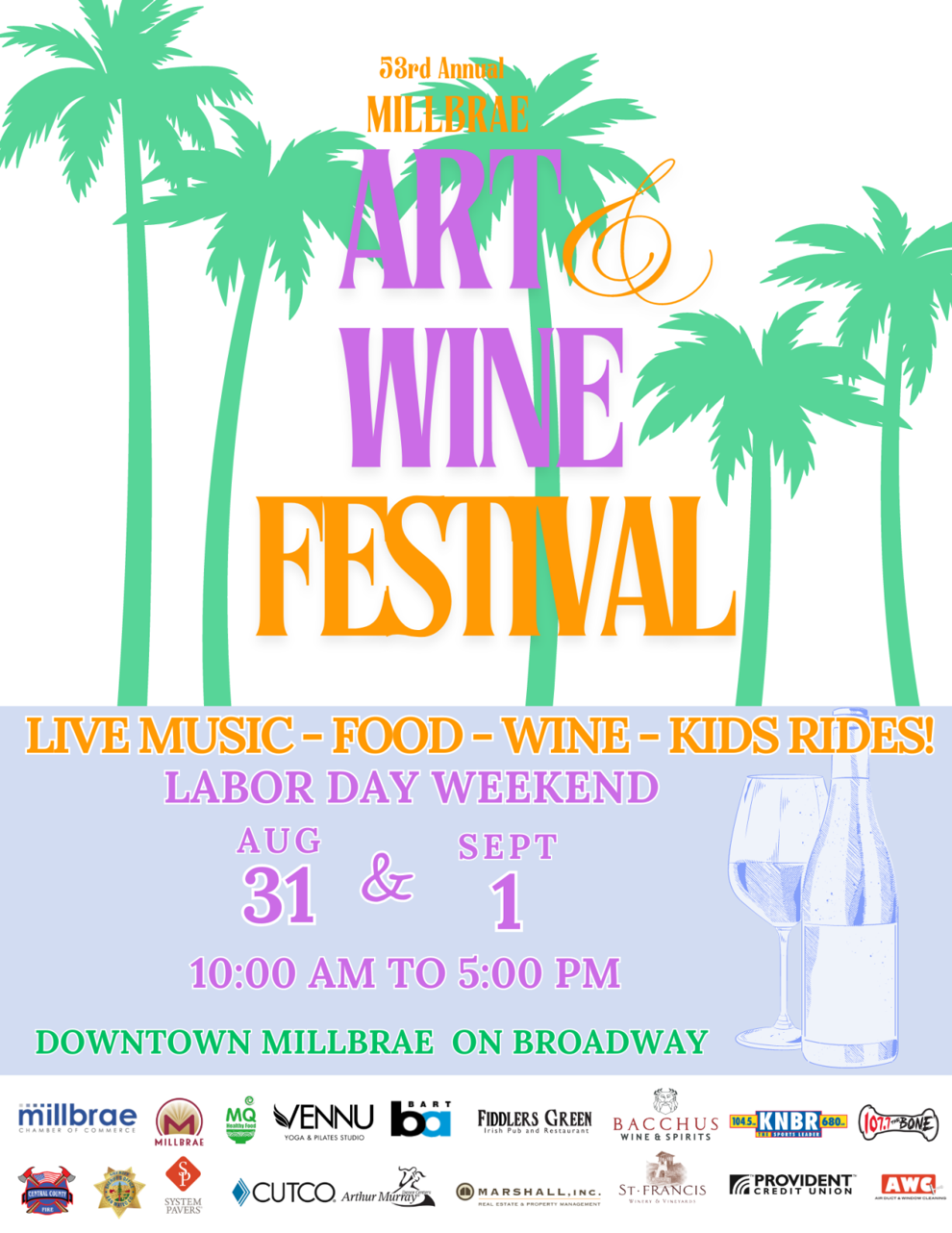 Millbrae Art & Wine Festival | Calendar | smdailyjournal.com