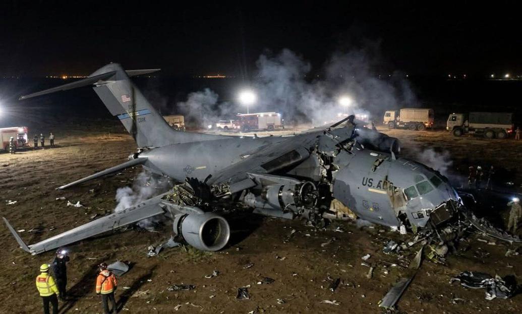All 6 crew members on a US refueling plane that crashed in Iraq are ...