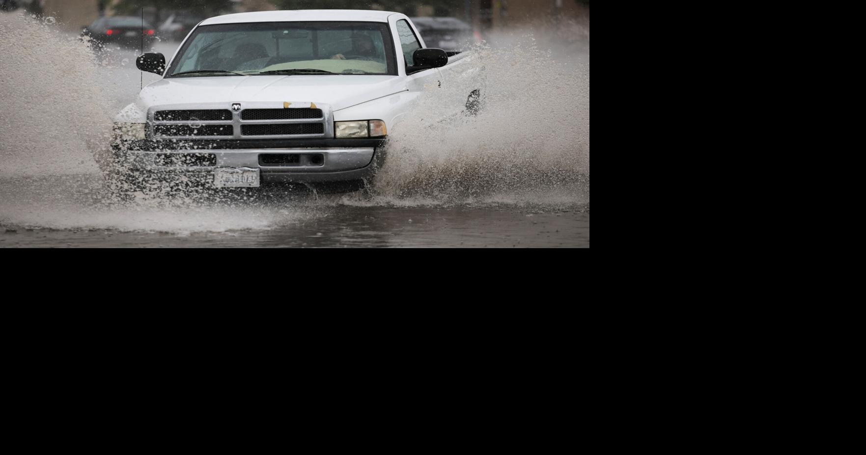 Rare October storm brings heavy rain and threat of mudslides to ...