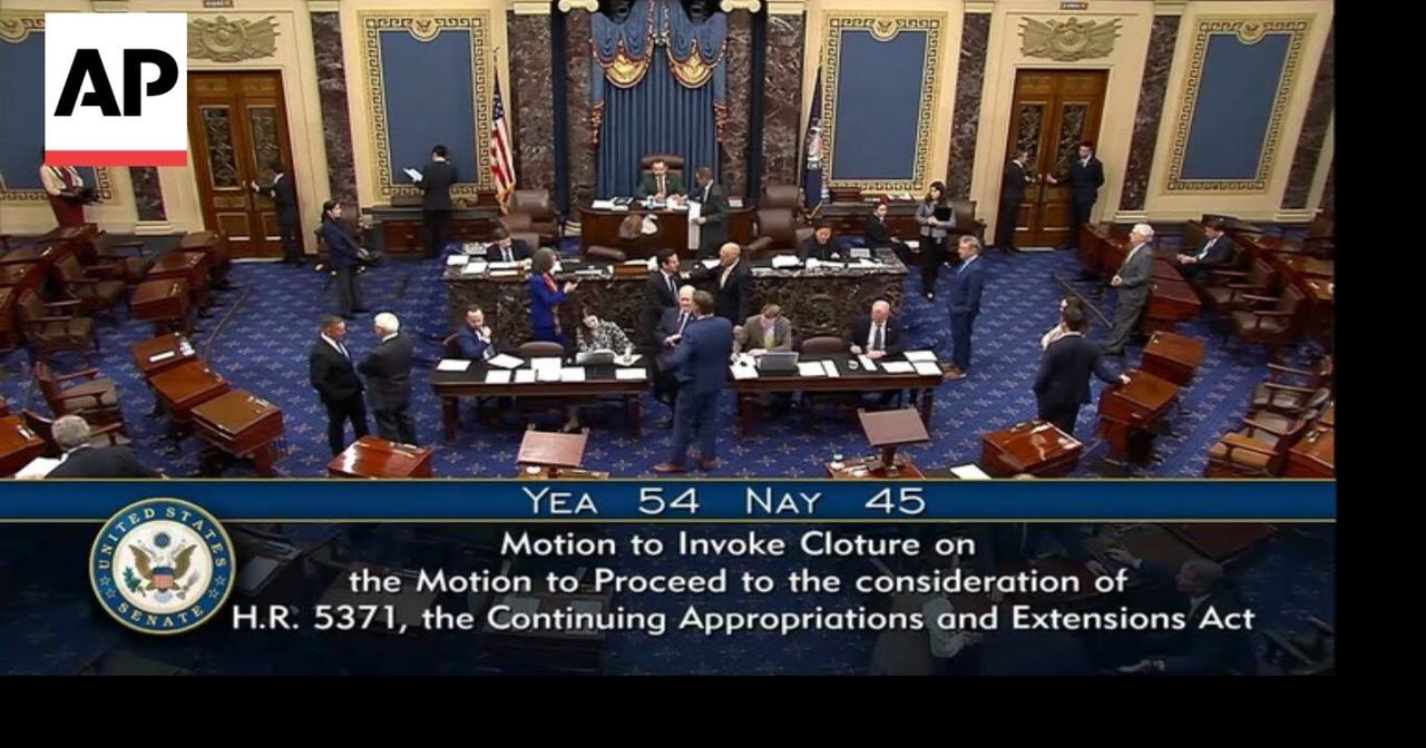 Senate fails to advance funding bill to end government shutdown for ...