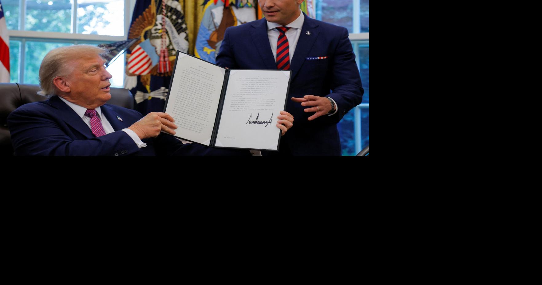 Trump executive order aims to rename the Department of Defense as the ...