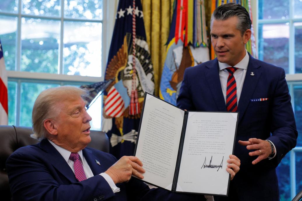 Trump executive order aims to rename the Department of Defense as the ...