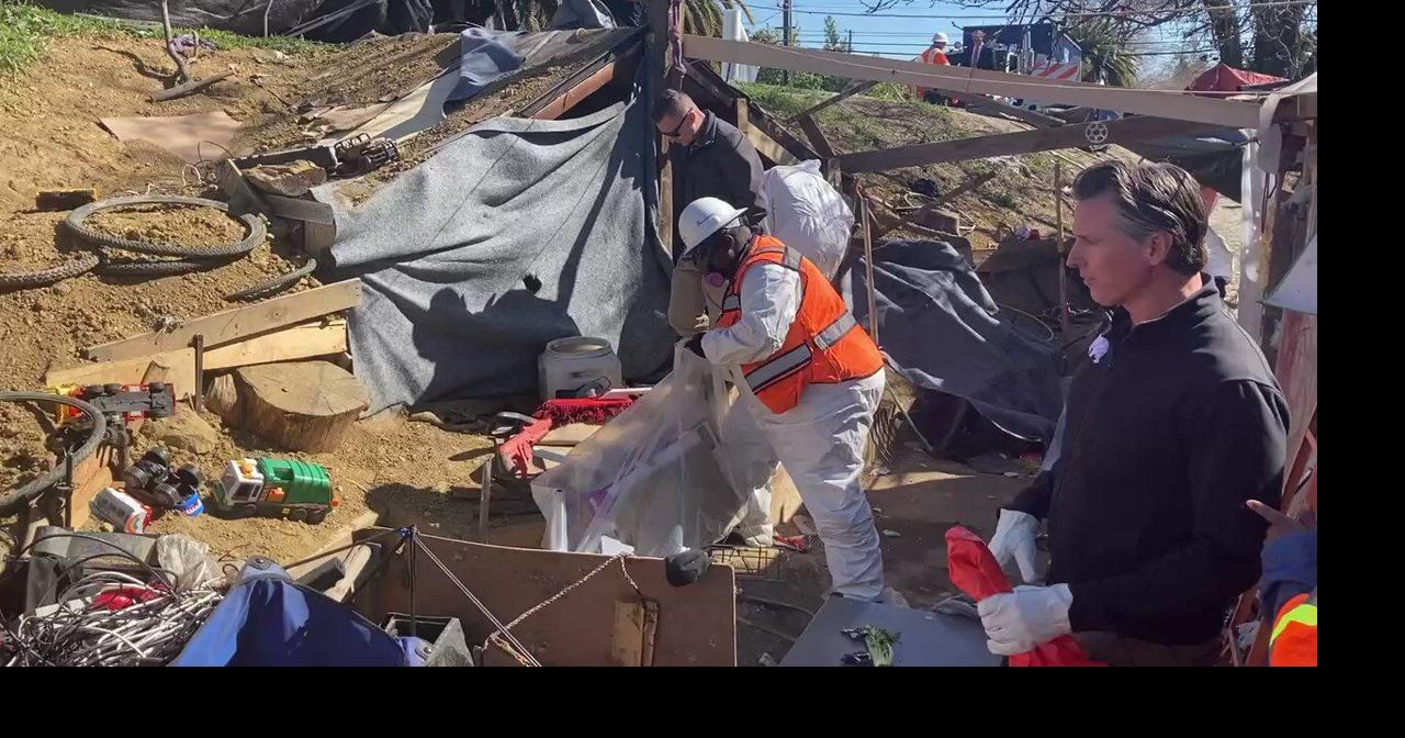 Caltrans cleans up homeless camp in Redwood City | Local News ...