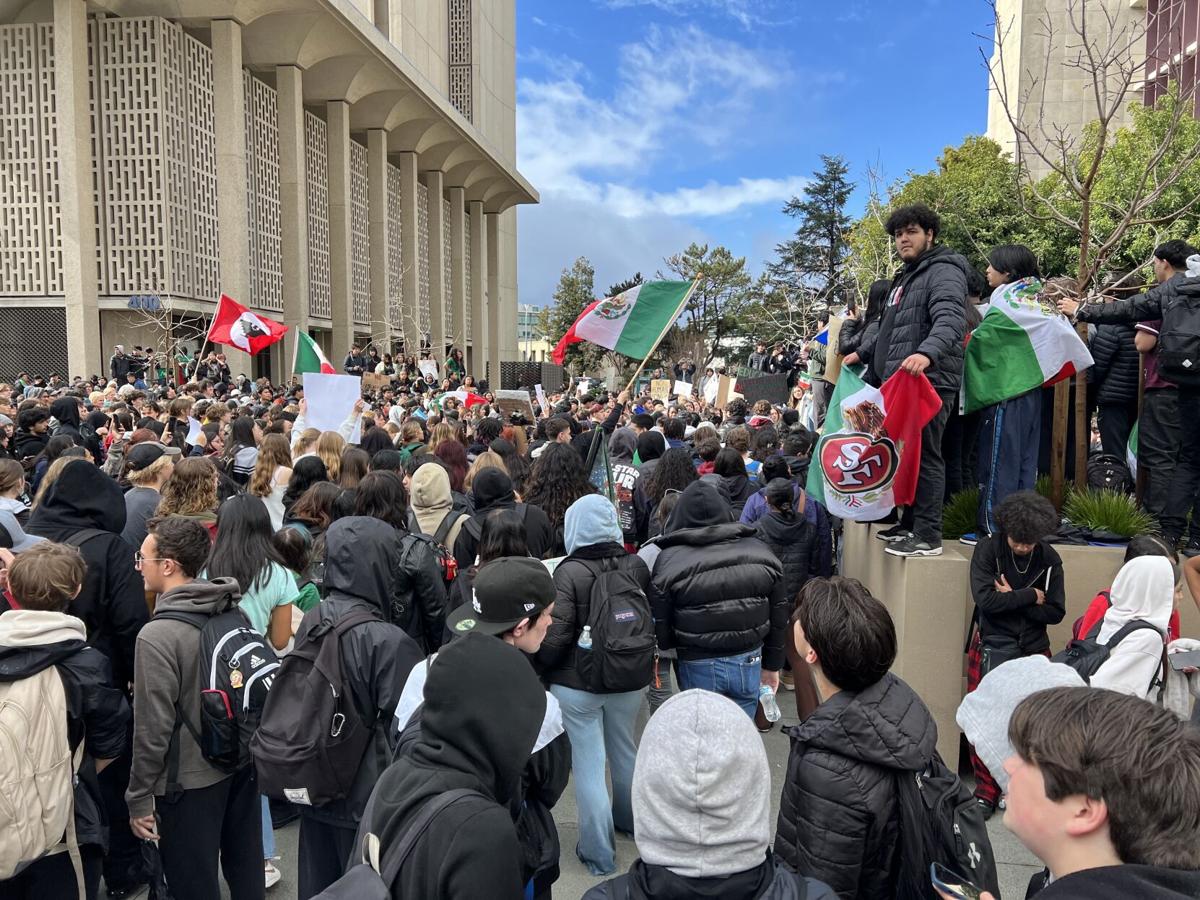 Students walk out, protest deportation in Redwood City | Local News ...
