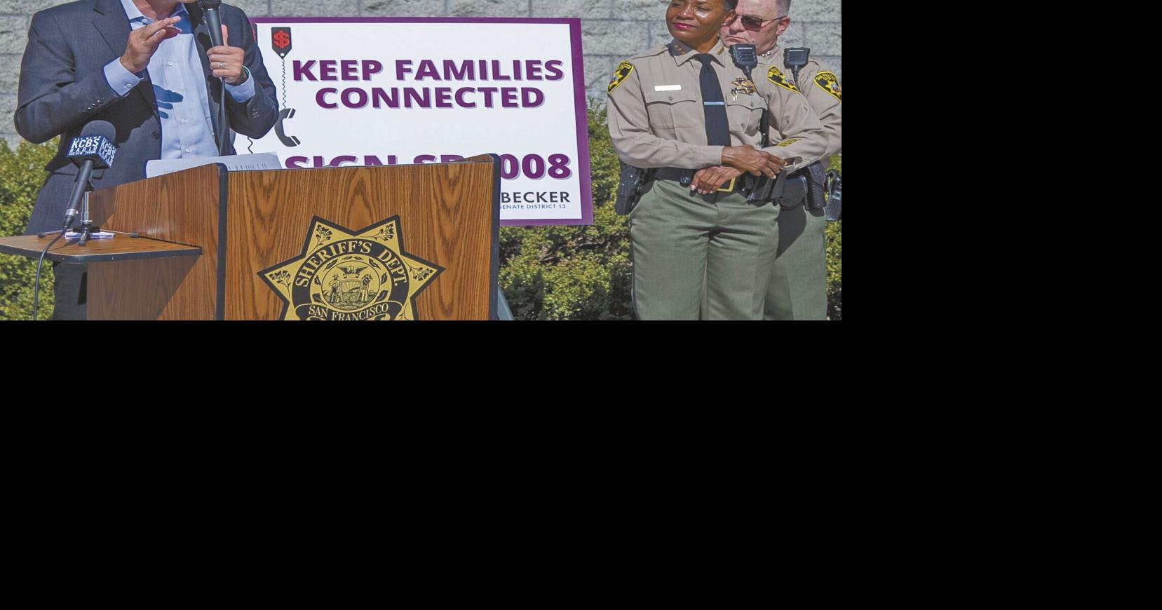 Newsom urged to sign bill for free inmate calls at San Bruno event ...