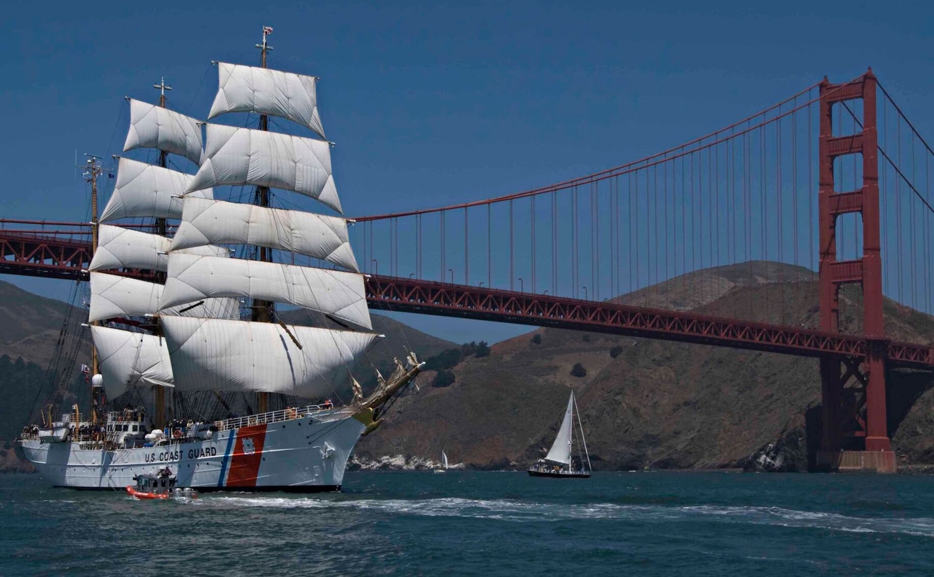 Free tours for ‘America’s tall ship,’ the Coast Guard Eagle in San ...