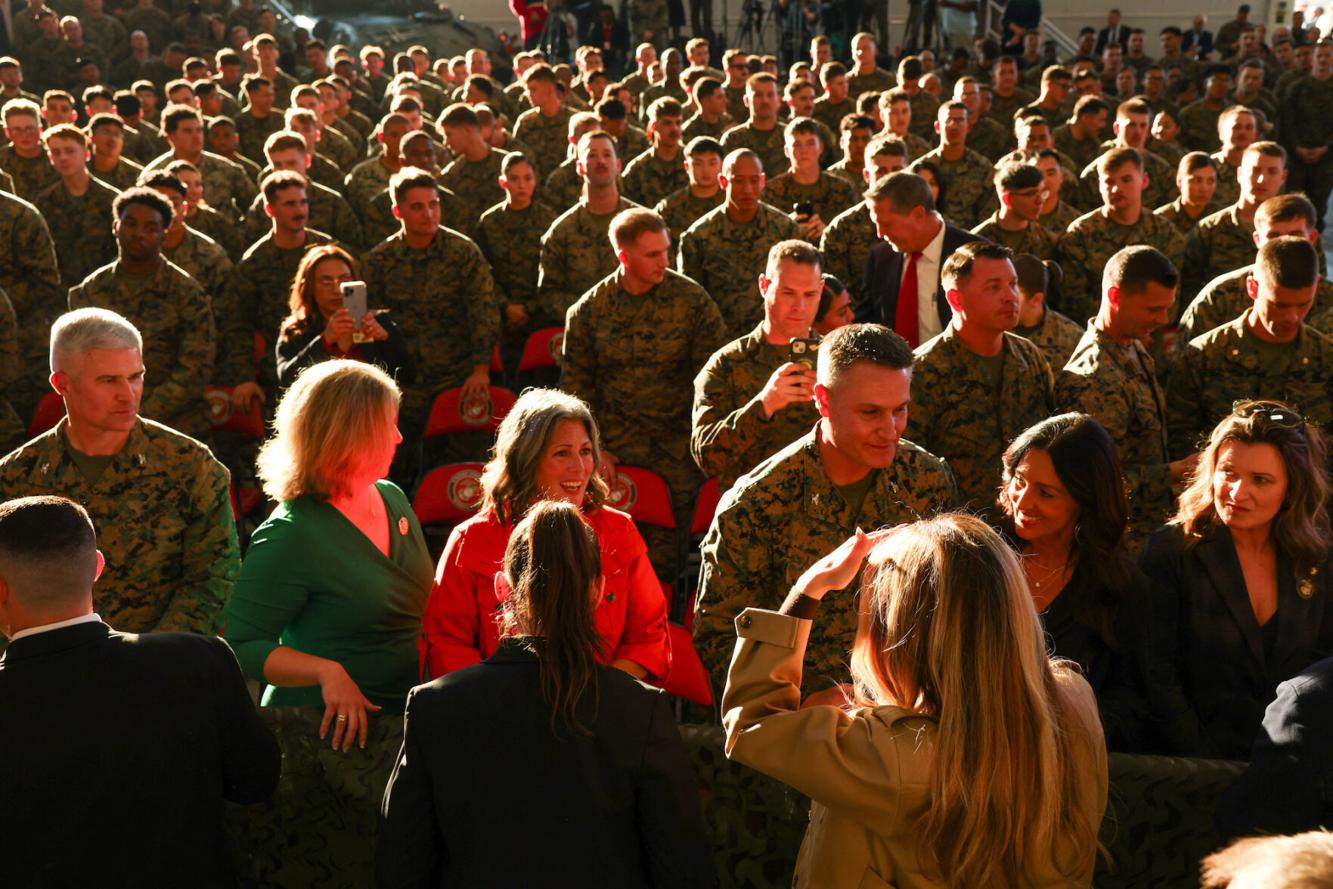 Melania Trump and Usha Vance are making an early holiday visit with ...