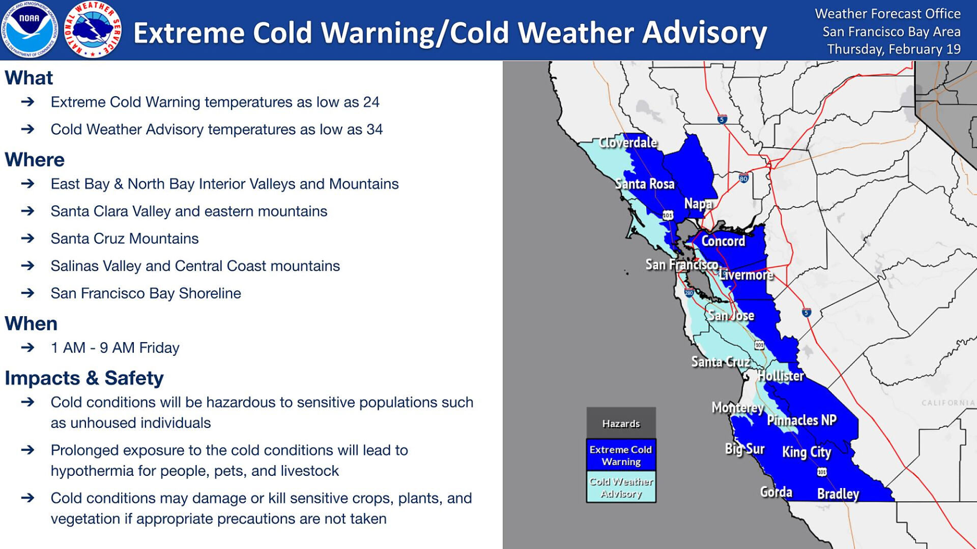 Bay Area rain to clear out, low temps to linger; more storms possible ...