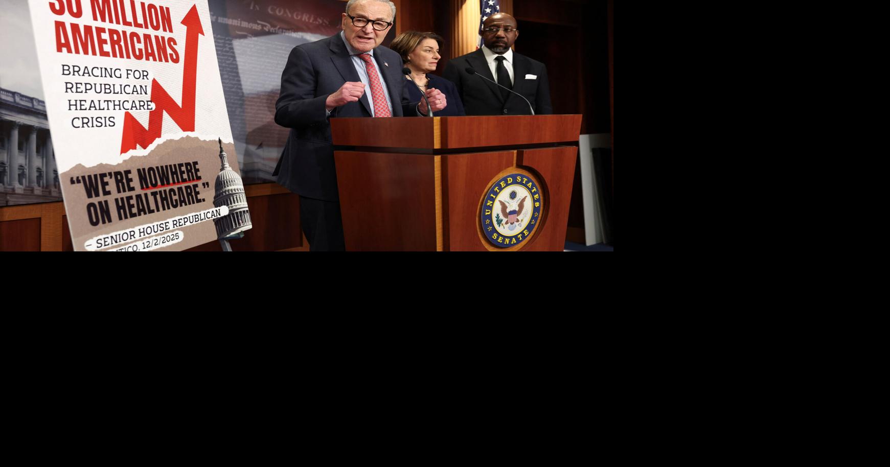 Senate rejects extension of health care subsidies as costs are set to ...