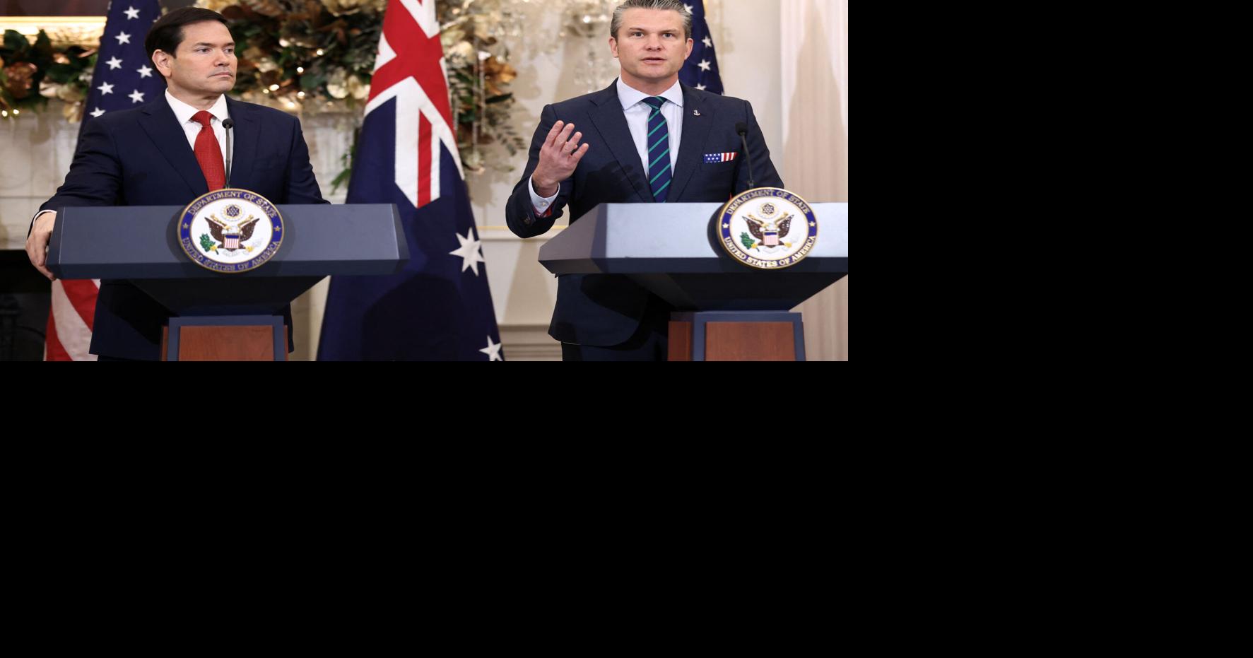 Rubio and Hegseth discuss Indo-Pacific security with Australian ...