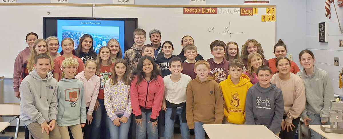 September 11 survivor Gordon Huie meets with SMCMS students | News ...