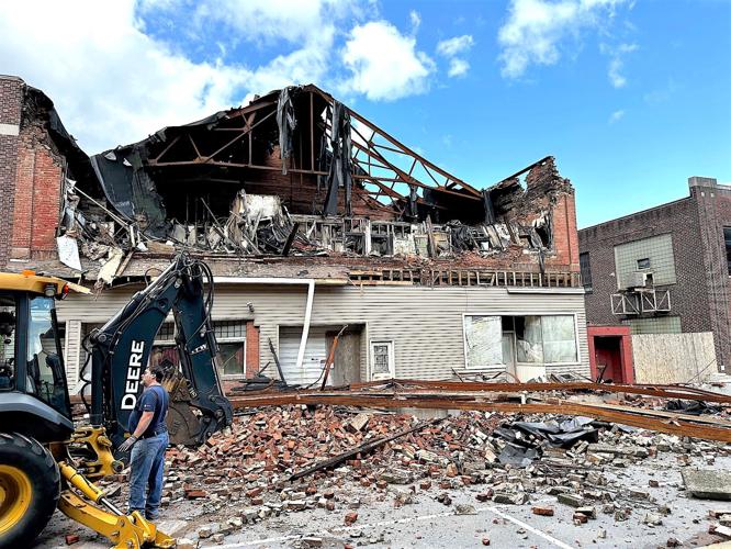 Johnsonburg's Opera House Theater collapses during Thursday's storm ...