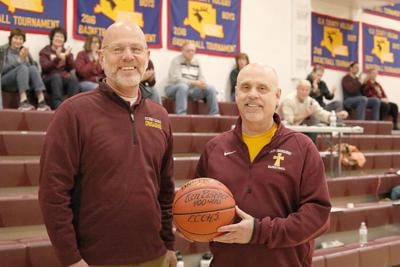 Pistner presented with baseketball for 400th win | Sports ...