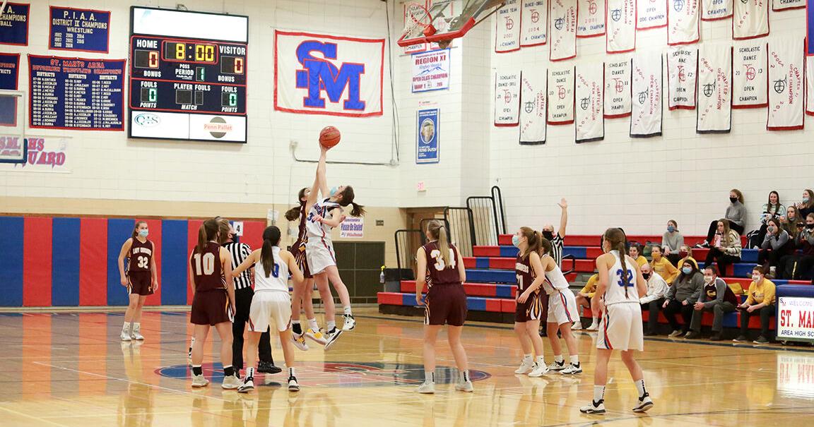 St. Marys Area Lady Dutch varsity basketball vs Elk County Catholic on ...